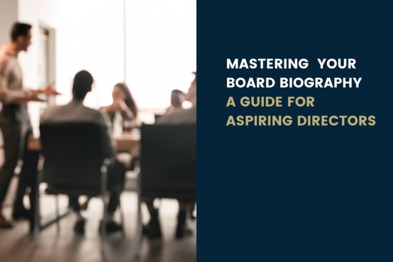 How to Write a Board Biography: Essential Tips for Executives | Galvin ...